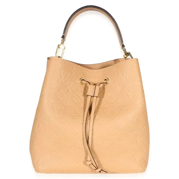 LOUIS VUITTON Arizona Monogram Empreinte Neonoe Mm Shoulder Bag - Tan