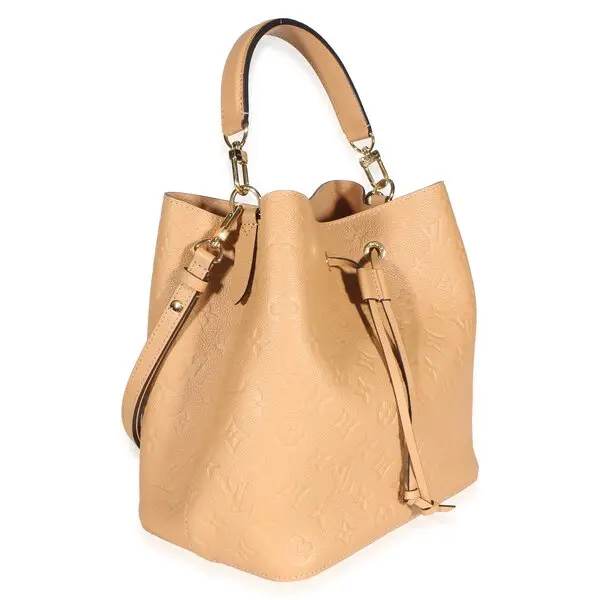 LOUIS VUITTON Arizona Monogram Empreinte Neonoe Mm Shoulder Bag - Tan