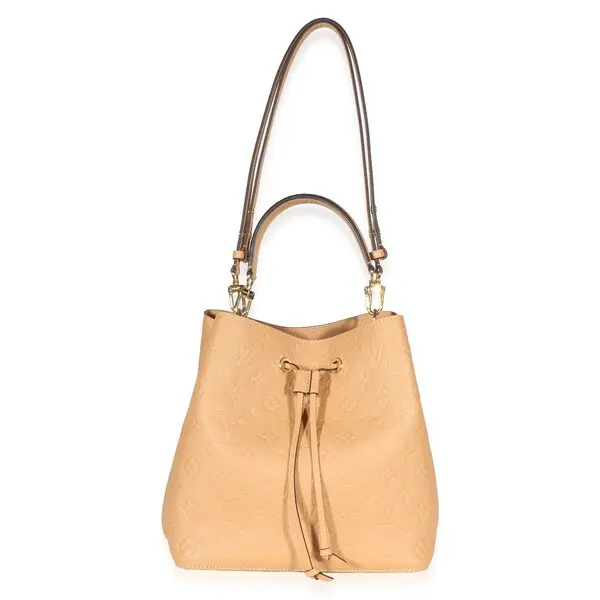 LOUIS VUITTON Arizona Monogram Empreinte Neonoe Mm Shoulder Bag - Tan