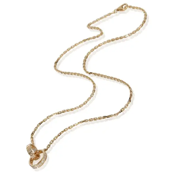Cartier Yellow Gold Diamond Love Necklace