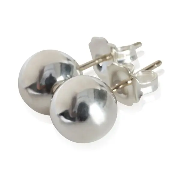 Tiffany & Co. Sterling Silver 8mm Hardwear Ball Earrings