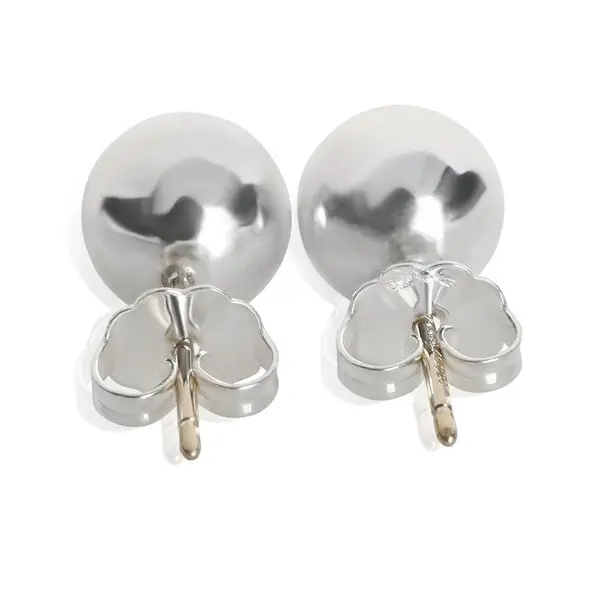Tiffany & Co. Sterling Silver 8mm Hardwear Ball Earrings
