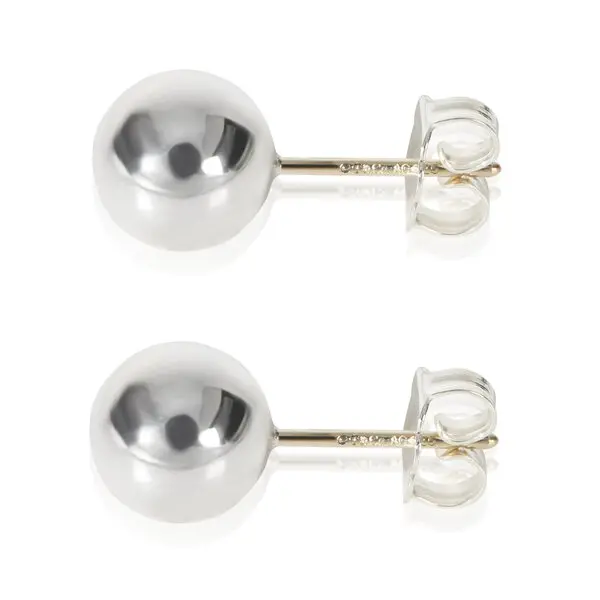 Tiffany & Co. Sterling Silver 8mm Hardwear Ball Earrings