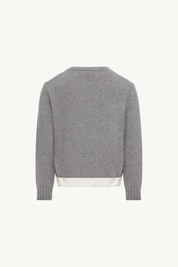 Moncler Wool Cashmere Knit Sweater