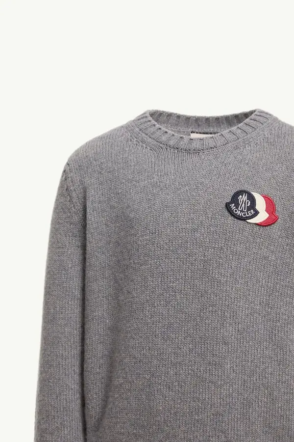 Moncler Wool Cashmere Knit Sweater