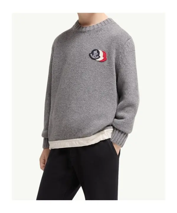 Moncler Wool Cashmere Knit Sweater