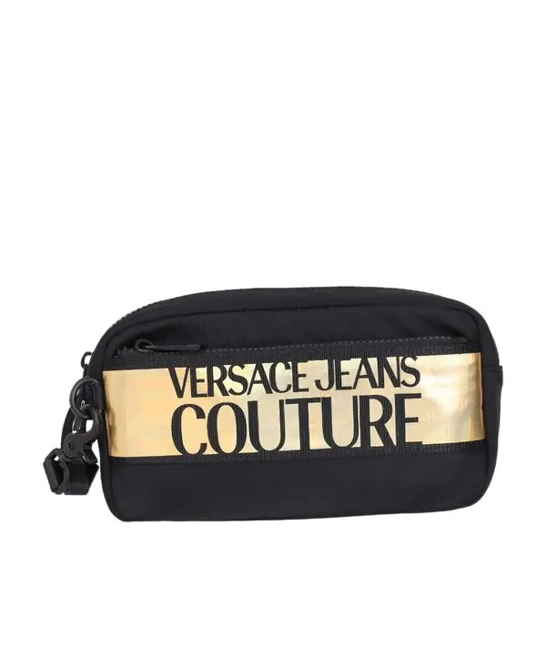 Versace Logo Clutch - Black