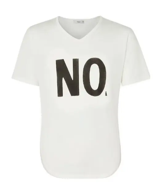 Fendi Noi Printed V-neck T-shirt - White