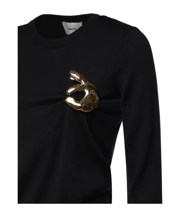 Coperni Embellished Knitted Jumper