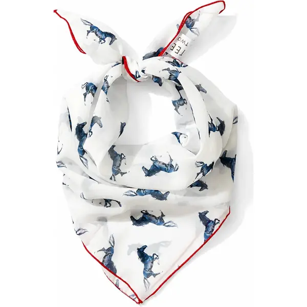EIGHTEEN FORTY TWO Chiffon Scarf - Mustangs