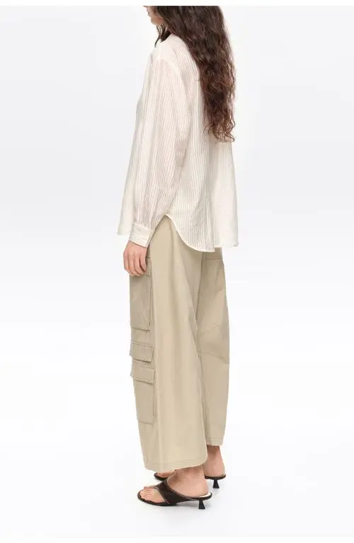 Bimba Y Lola Straight Striped Shirt