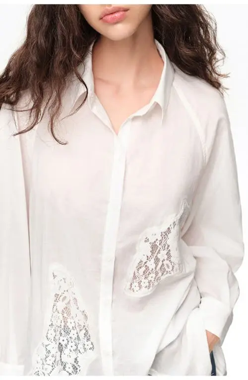 Bimba Y Lola Lace Hem T-shirt