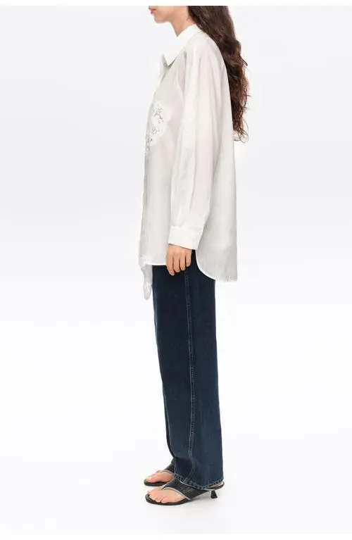 Bimba Y Lola Lace Hem T-shirt