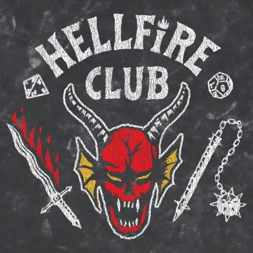 STRANGER THINGS Hellfire Club Costume T Shirt