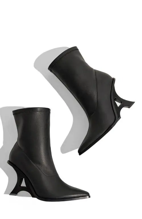 Manière De Voir The Eiffel Heeled Leather Boot