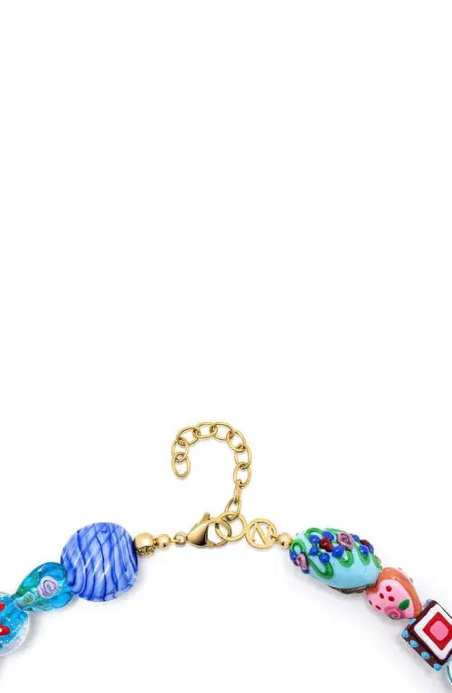 NIALAYA JEWELRY Beaded Charm Necklace