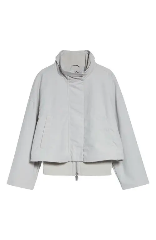 Emporio Armani Layered Cropped Windbreaker