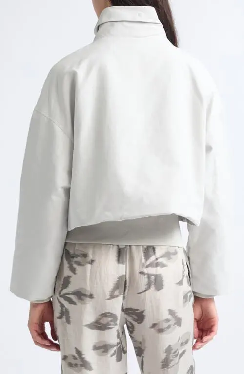 Emporio Armani Layered Cropped Windbreaker Jacket