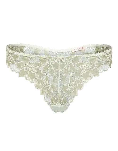 ADORE ME Mellody Brazilian Panties - Light Green