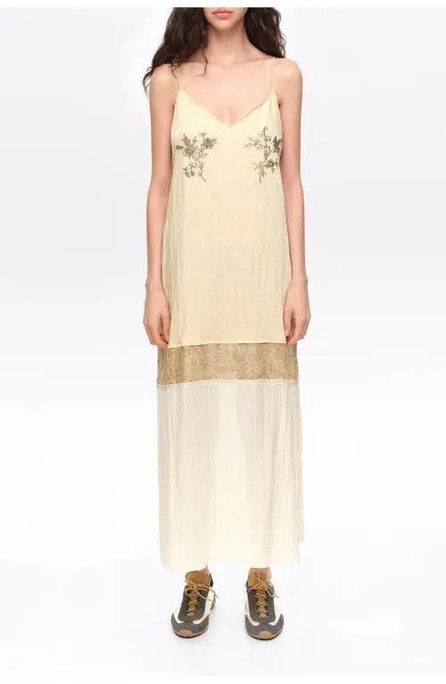 Bimba Y Lola Straight Midi Dress With Stones