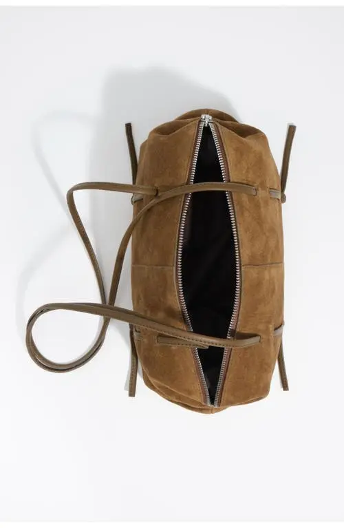 Bimba Y Lola Suede Lolita Shoulder Bag