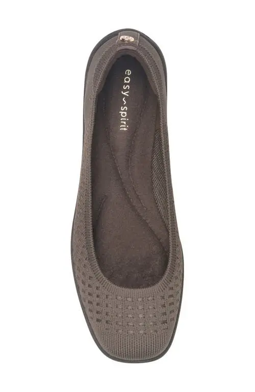 Easy Spirit Riona Ballet Flat - Medium Brown