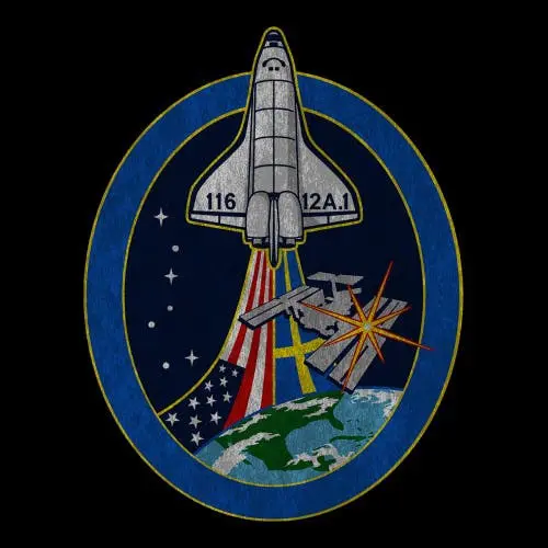 NASA Space Shuttle Mission 116 T Shirt