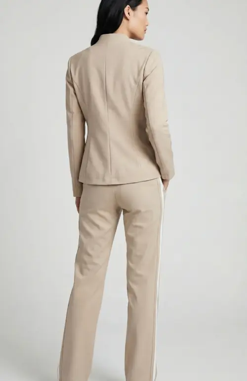 Anatomie Suki Sport Aeroflow Side Stripe Straight Leg Twill Trouser