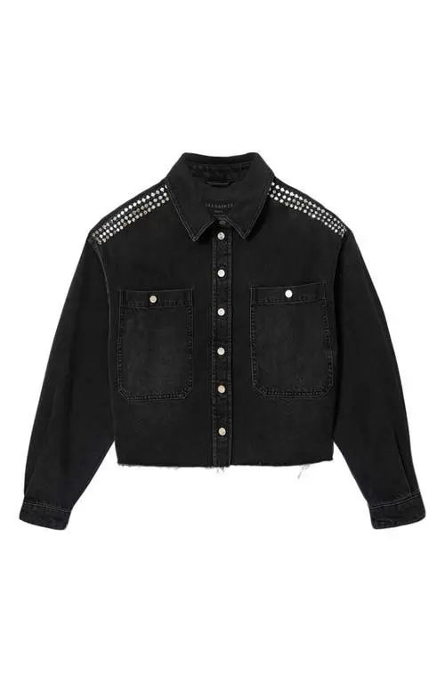 ALLSAINTS Nicky Stud Denim Jacket