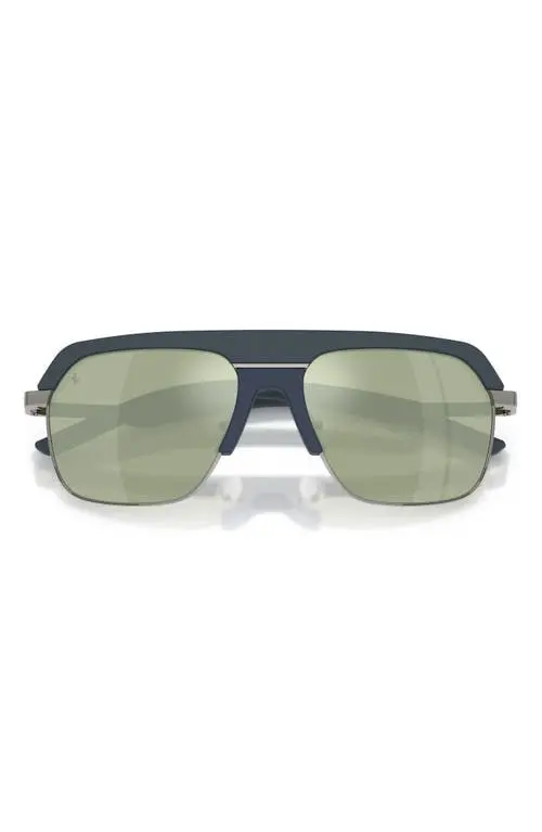FERRARI Gender Inclusive 56mm Polarized Pillow Sunglasses