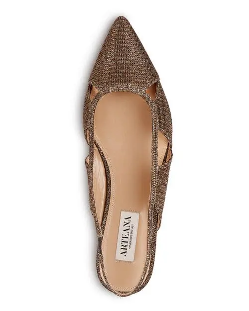 ARTEANA Savona Flat Ballerina Glitter
