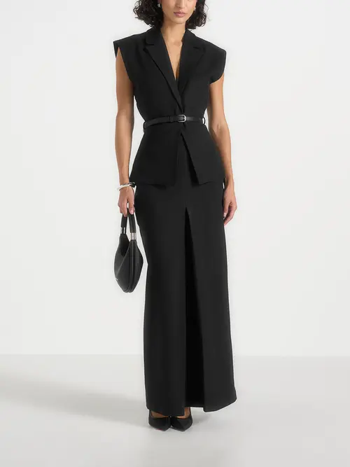 Manière De Voir Regine Maxi Skirt - Black