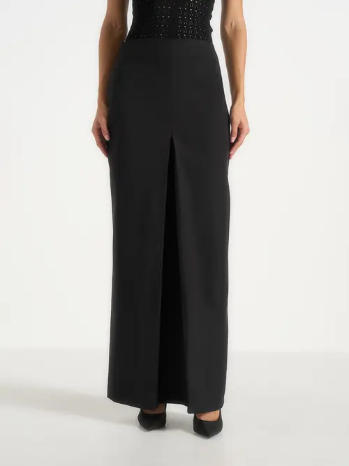 Manière De Voir Regine Maxi Skirt - Black