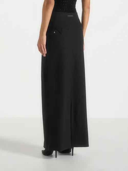 Manière De Voir Regine Maxi Skirt - Black