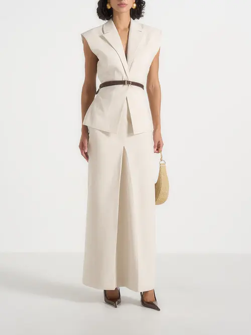 Manière De Voir Regine Maxi Skirt - Natural