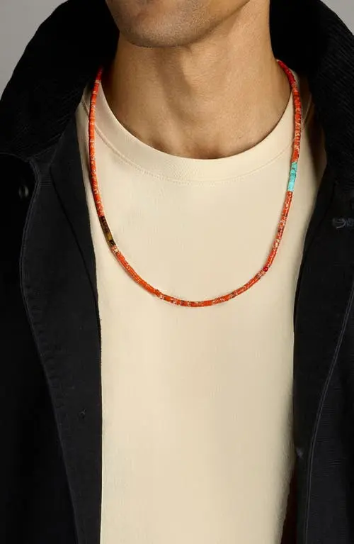 NIALAYA JEWELRY Jasper Heishi Necklace