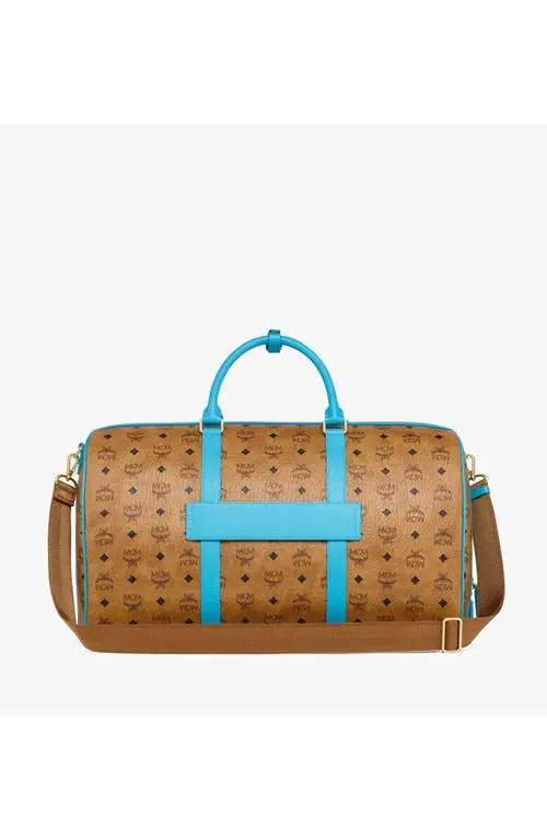 Mcm X We The Best Ottomar Weekender Bag In Visetos