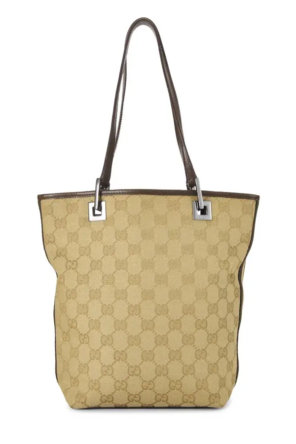 Gucci Original Gg Canvas Bucket Shoulder Bag - Beige