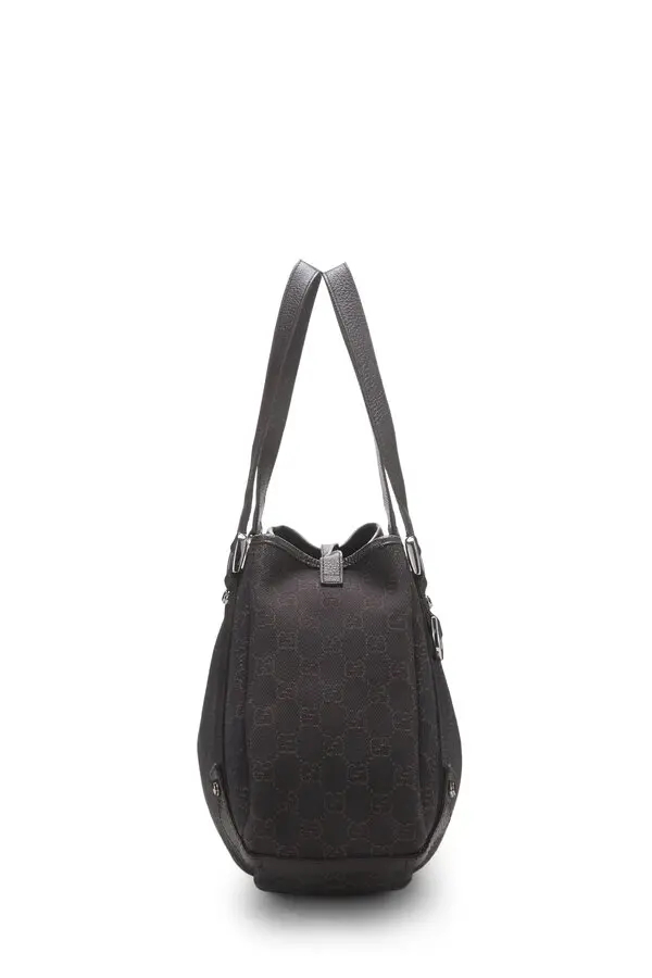 Gucci Gg Monogram Tote Bag - Brown