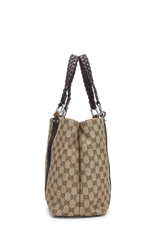 Gucci Original Gg Bamboo Bar Tote
