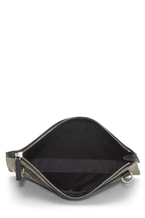 Gucci Original Gg Supreme Canvas Web Slim Messenger