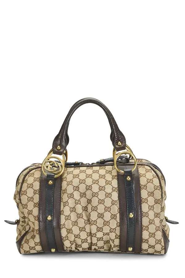 Gucci Original Gg Interlocking Icon Boston - Beige