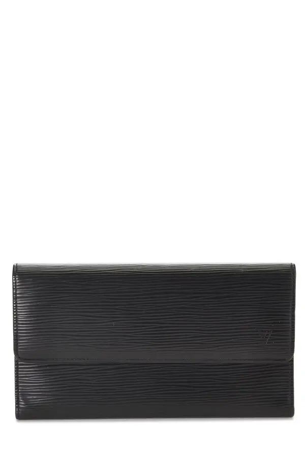 LOUIS VUITTON Epi International Wallet - Black