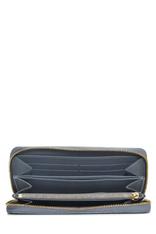 LOUIS VUITTON Blanc Corail Monogram Vernis Zippy Continental Wallet