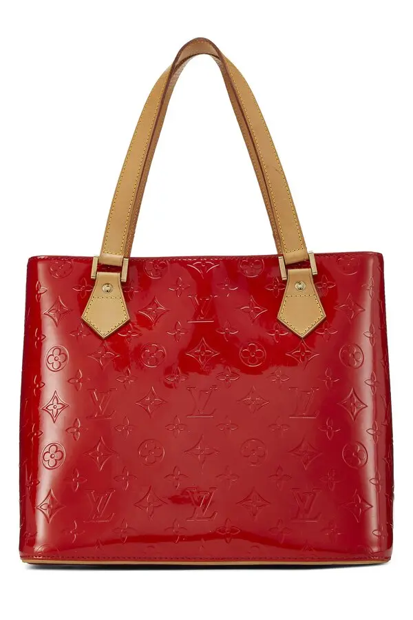 LOUIS VUITTON Cerise Monogram Vernis Houston