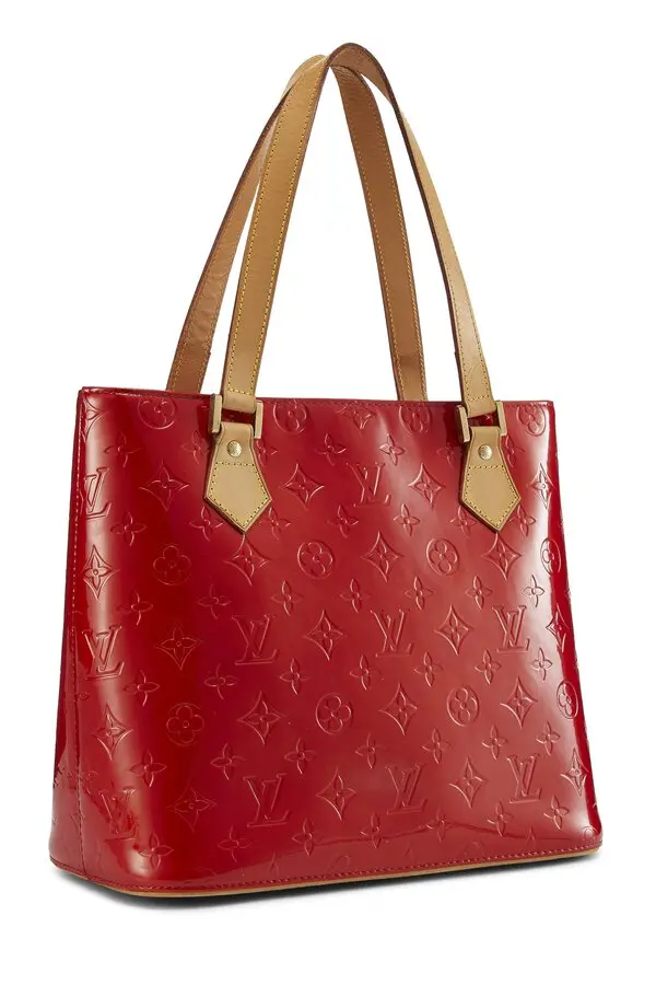LOUIS VUITTON Cerise Monogram Vernis Houston