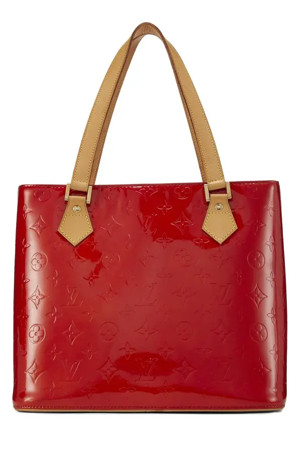 LOUIS VUITTON Cerise Monogram Vernis Houston