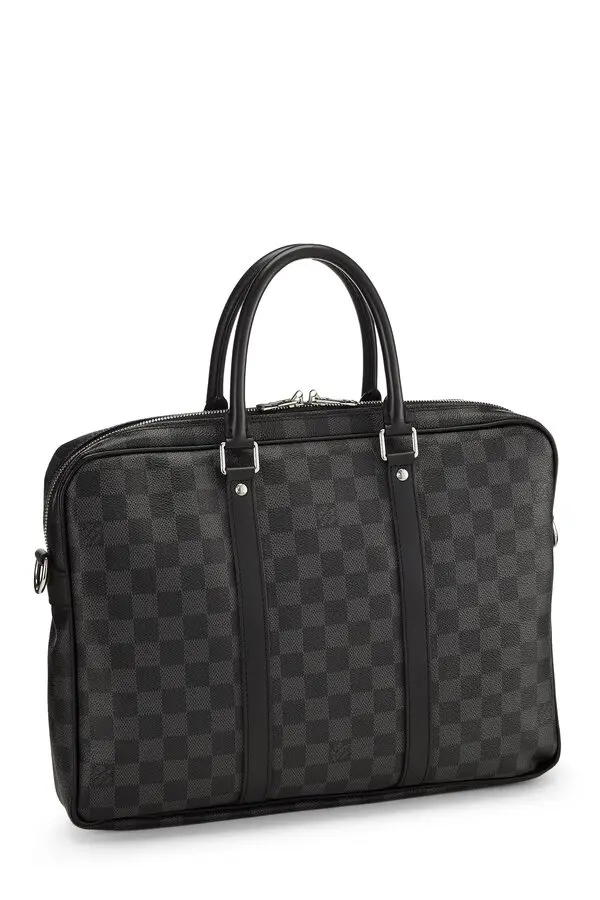 LOUIS VUITTON Damier Graphite Porte Documents Voyage
