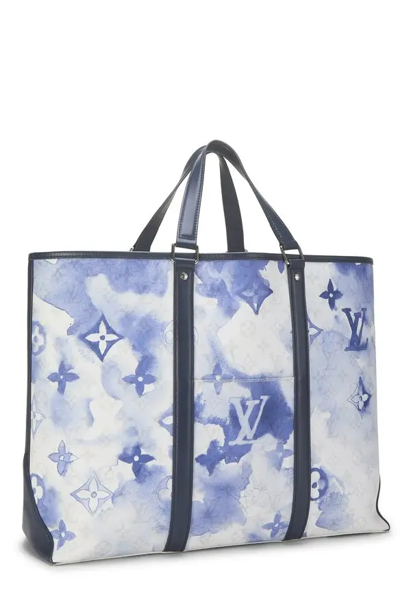 LOUIS VUITTON Watercolor Monogram Tote - Blue