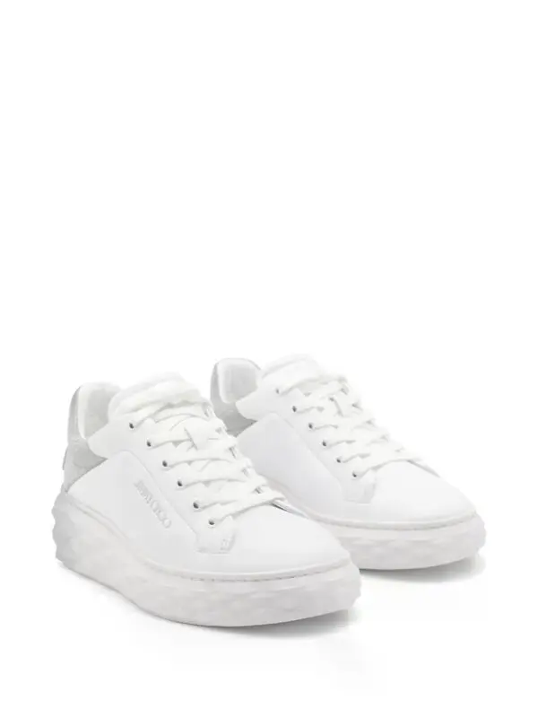 JIMMY CHOO Diamond Maxi Glitter-detail Sneakers
